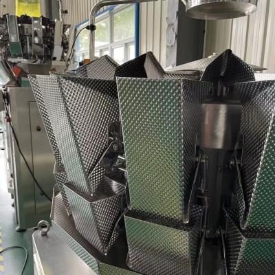 Cina 10 teste 1.6L 2.5L Multihead Dimple Weigher Color Touch Screen per gli alimenti congelati in vendita