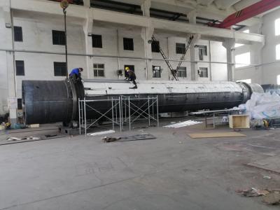 China Industrial Natural Gas Rotary Kiln Dryer 500-10000kg/h 120-500℃ for sale