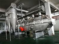 China Dehydrated Vegetable Vibrating Fluidized Bed Dryer Machine For Shredded Radish for sale