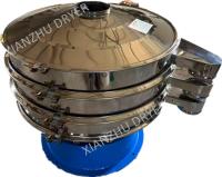 China Compact Circular Vibrating Screen Lightweight Movable Fine Powder Sieve Machine for sale