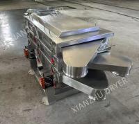 China Automated Square Vibrating Screening Machine Auto Feed Discharge Sifter Machine for sale