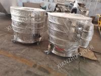 China Compact Circular Vibrating Screen Lightweight Movable Fine Powder Sieve Machine for sale