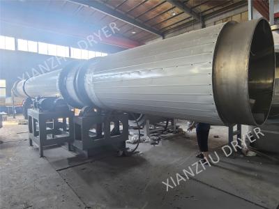 China Industrial Magnetic Powder Rotating Drum Dryer Graphite Activated Clay Drying for sale