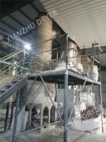 China High Speed Rotary Flash Dryer Adjustable Grading Ring Battery Drying for sale