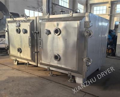 China Steam Thermal Oil Hot Water Heated Vacuum Tray Dryer For Flexible Heat Supply for sale