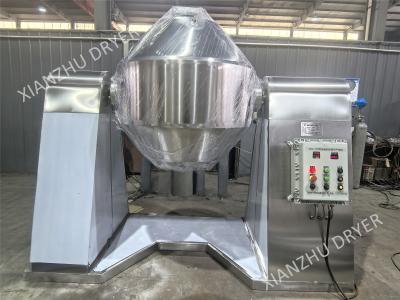 China Laboratory Protein Powder Double Cone Vacuum Dryer Low Temperature Drying Machine for sale