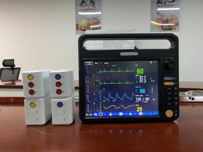 중국 병원 비탈 신호 모니터 기계 CMS 터치와 멀티 파라미터 판매용