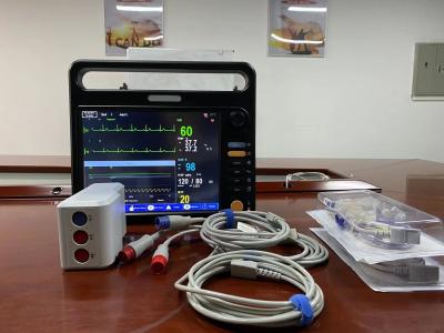 중국 병원 비탈 신호 모니터 기계 CMS 터치와 멀티 파라미터 판매용