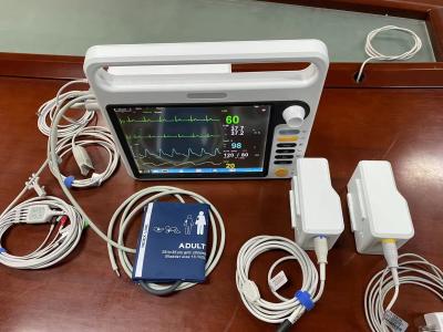 중국 모듈형 병원 환자 모니터링 장비 ECG NIBP SPO2로 다국어 판매용