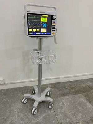 Cina Aviazione medica Matieral di alluminio del carrello del monitor delle ruote silenziose a 3 pollici del neonato in vendita