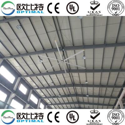 China OPT 7.3m industrial ceiling fans for logistics industry with good cooling effect for sale