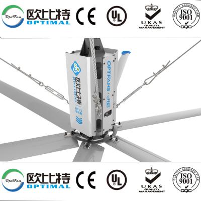 China OPT 24 foot hvls air cooler industrial fan power consumption  with factory lowest price for you for sale