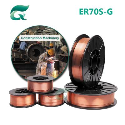China ER50-G 탄소 강철 MIG 가스 보호 플럭스 코어 웰딩 와이어 ER70S-G 구리 CO2 합금 금속 재료 for sale