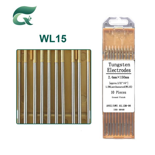 黄金黄色 WL15 ランタン・ウルグメン電極 2.4mm