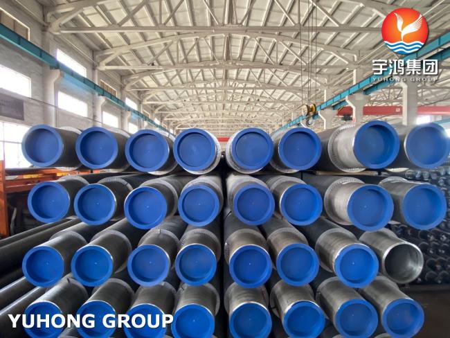High Frequency Welding Fin Tube manufacturing process showing precision welding of fins to base tube