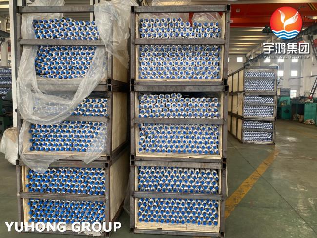 Embedded G Fin Tube product image showing detailed construction of stainless steel tube with aluminum fins