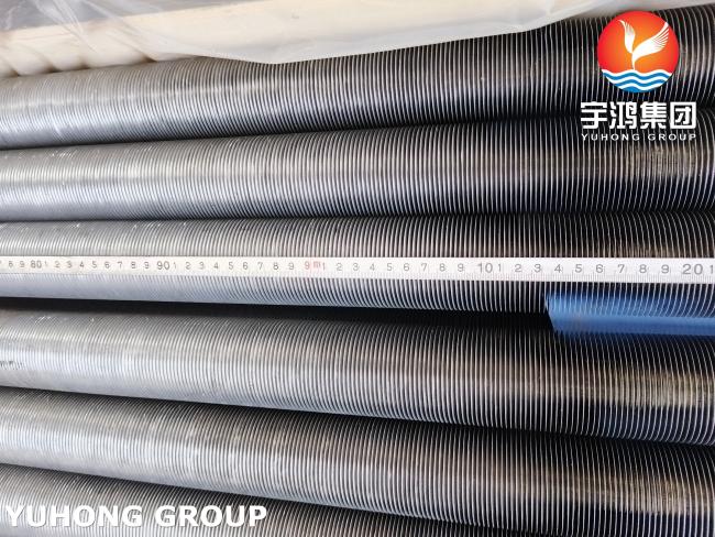 ASTM A213 T5 Embedded Fin Tube with Aluminum 1100 fins for industrial heat exchangers
