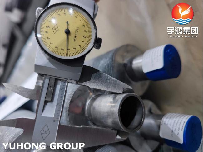 ASTM B163 N08825 extruded finned tubes with aluminum fins for industrial heat exchangers
