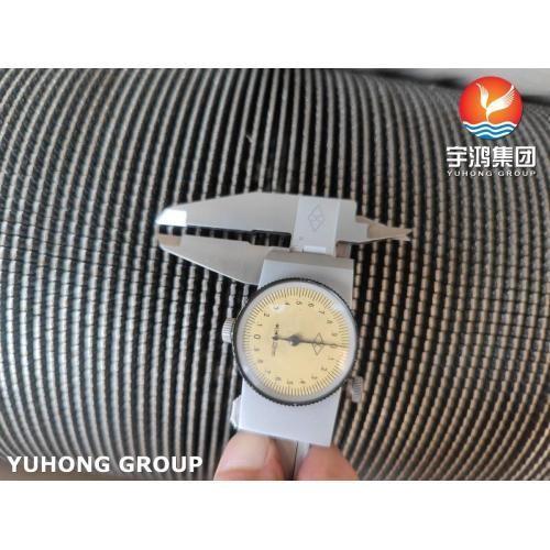 Quality SS409 Integral Low Serrated Finned Tube Helical ASTM A312 TP347 for sale