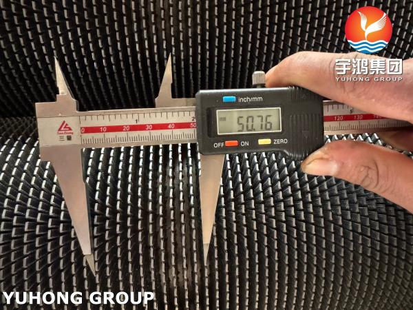 Quality 16ga HFW Serrated Helical Finned Tube Internally ASTM A335 P11 for Petrochemical for sale