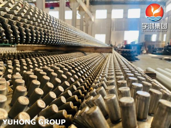 Quality SS409 SS410 Longitudinal Finned Studded Tube Alloy Steel 50mm-325mm for sale