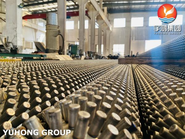 Quality SS409 SS410 Longitudinal Finned Studded Tube Alloy Steel 50mm-325mm for sale