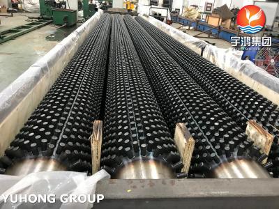 China DN6-DN1200 Studded Black CS Extruded Fin Tube ASTM A106 Standard for sale