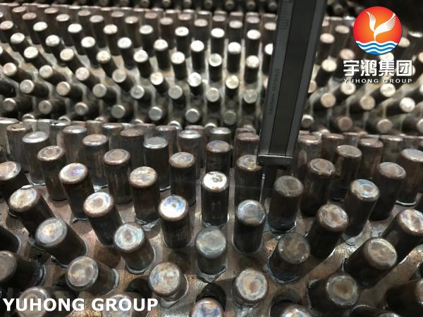 Quality ASME SA335 P9 Studded Longitudinal Finned Tube Stainless Steel For Heater for sale