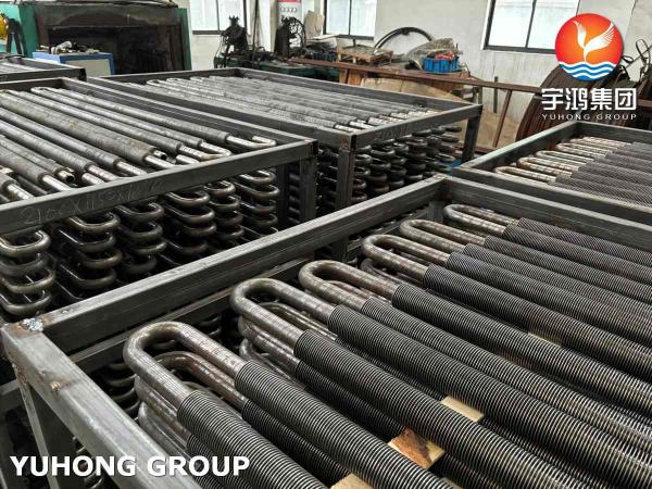 Quality HVAC Evaporator Crimped Fin Tube SS409 Stainless Steel SA213 T9 for sale