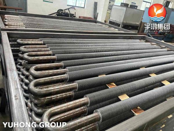 Quality HVAC Evaporator Crimped Fin Tube SS409 Stainless Steel SA213 T9 for sale