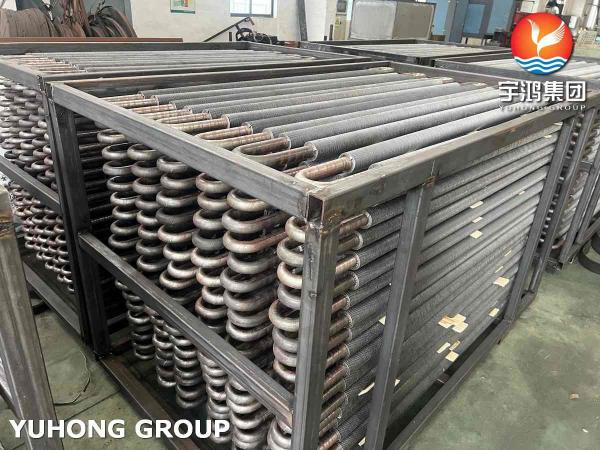 Quality HVAC Evaporator Crimped Fin Tube SS409 Stainless Steel SA213 T9 for sale