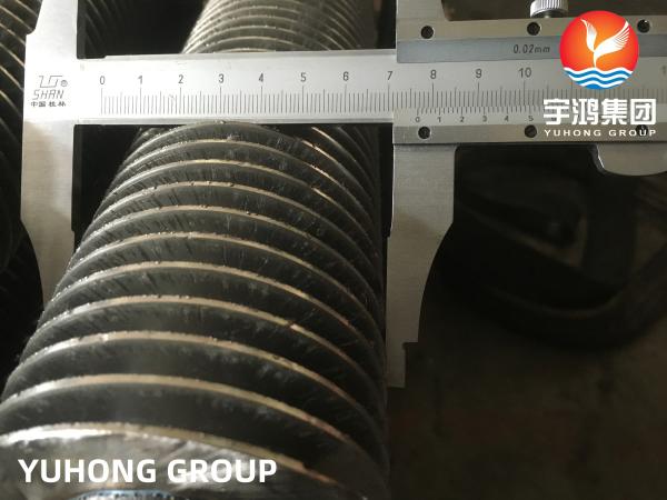 Quality ASME SA213 T12 Low Embedded Fin Pipe Tube For Heat Exchangers Customised for sale