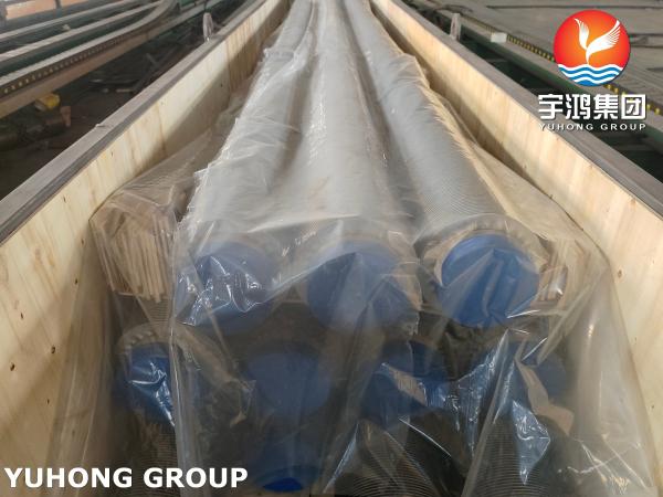 Quality Welding Hydronic Air Compressor Finned Tubing Pipe ASTM A312 TP347H For HRSG System for sale