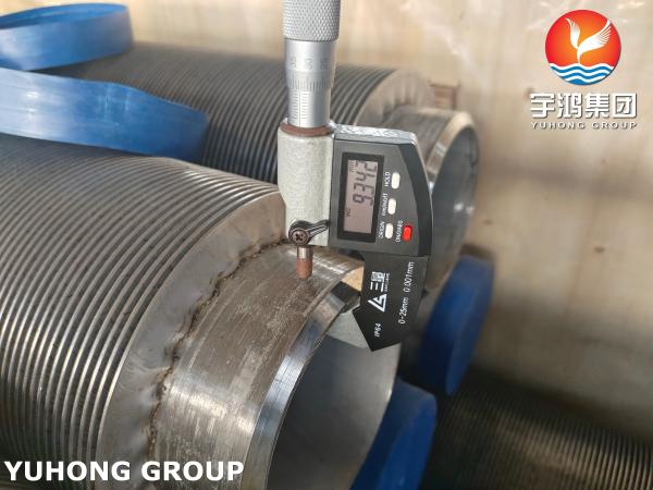 Quality Solid 5052 Aluminum Fin Tube Products 3/4" ASTM A213 TP347H for sale