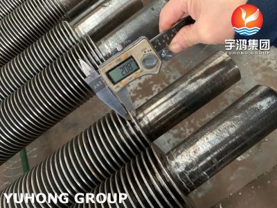 China Solid Carbon Steel Electric Low Fin Tube HFW For Fired Heater Furnace Convection Section for sale