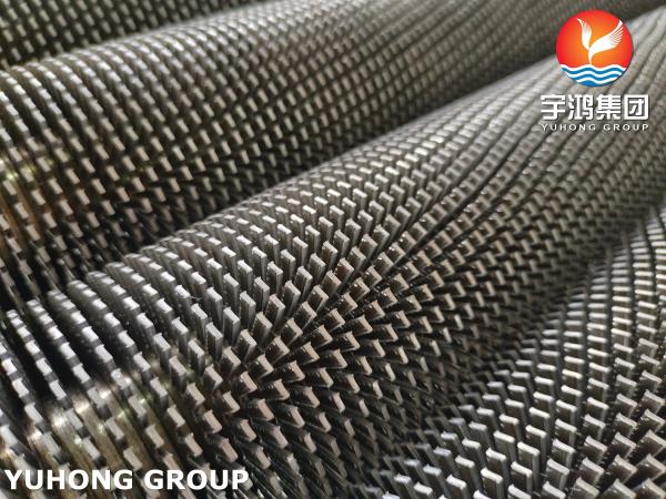 Quality Serrated Type Welding Finned Tubular Heating Pipe ASME SA192 Alloy Steel for sale