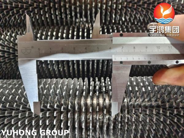 Quality Serrated Type Welding Finned Tubular Heating Pipe ASME SA192 Alloy Steel for sale