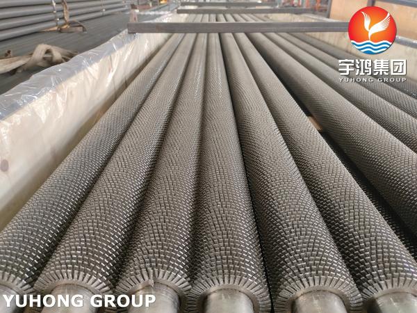 Quality Serrated Type Welding Finned Tubular Heating Pipe ASME SA192 Alloy Steel for sale