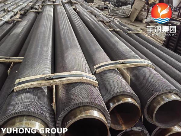 Quality Hot Water Serrated Fin Tube Pipe AISI 304 316SS For Superheater HVAC for sale