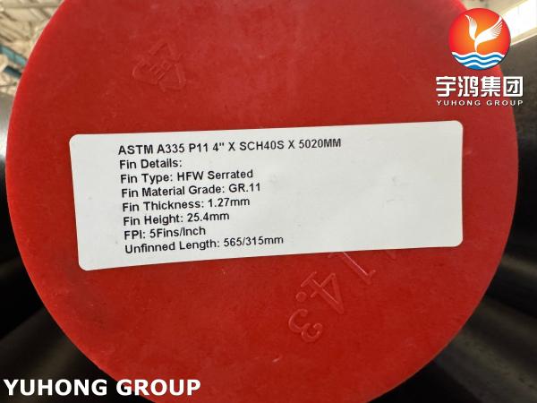 Quality Custom SCH 40S P11 Spiral Serrated Finned Tube For Heating Pipes for sale