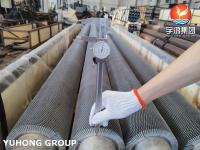 Quality Heater HFW Helical Serrated Integral Finned Tubes 20ga TP304H Stainless Steel for sale