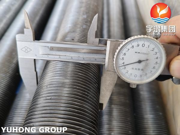 Quality Compact Embedded Spiral Micro Fin Tube Aluminum 1100 A213 T5 for sale