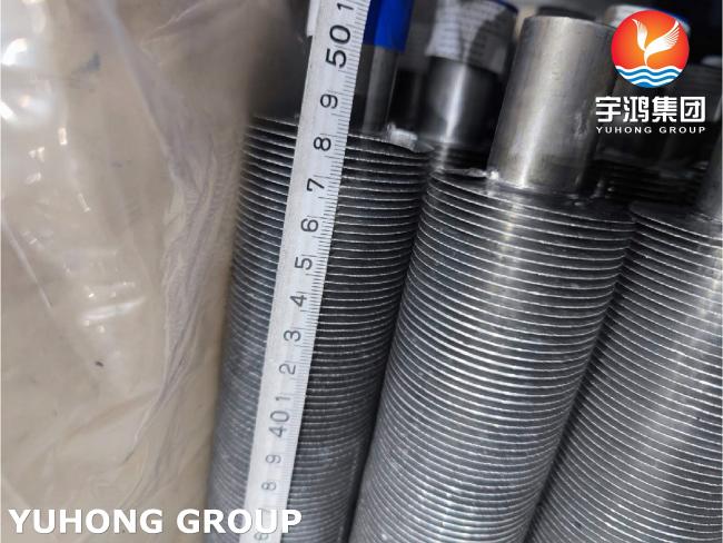 Nickel Alloy Extruded Fin Tube product demonstration showing detailed construction and fin arrangement