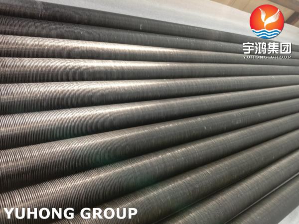 Quality Straight Aluminium Extruded Fin Tube Pipe NO4400 For Intercooler ACHEs for sale