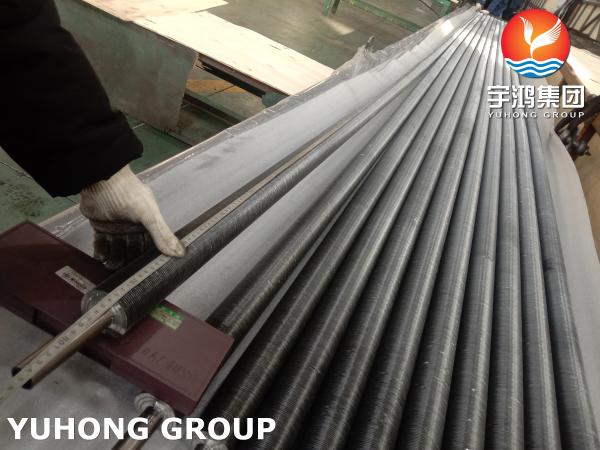 Quality Straight Aluminium Extruded Fin Tube Pipe NO4400 For Intercooler ACHEs for sale