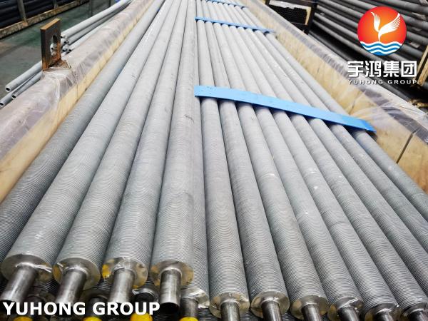 Quality Heat Exchanger Crimped Extruded Finned Tube ASTM A179 ODM for sale
