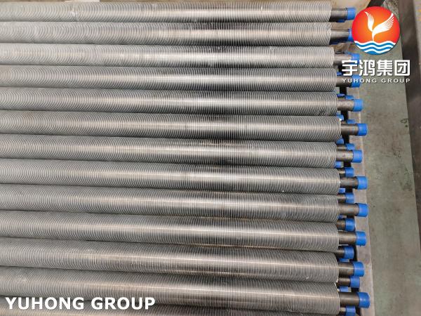 Quality Al1060 Seamless Heating Extruded Fin Tube ASTM A179 Lightweight for sale