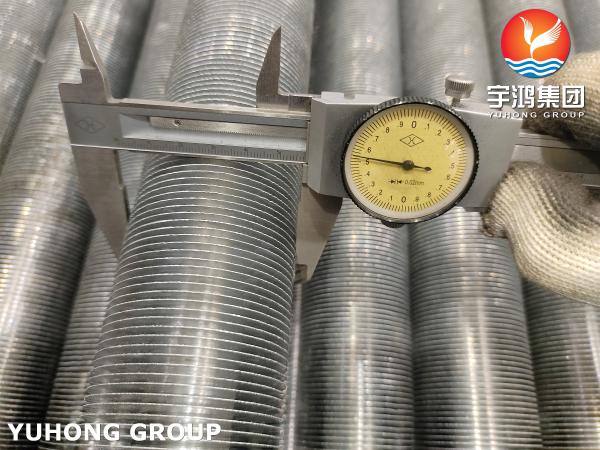 Quality Al1060 Seamless Heating Extruded Fin Tube ASTM A179 Lightweight for sale