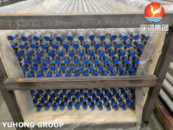 Quality Al1060 Seamless Heating Extruded Fin Tube ASTM A179 Lightweight for sale