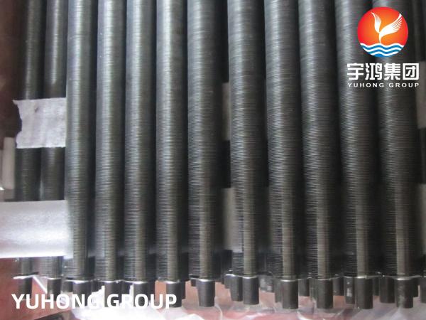 Quality Monel 400 1/2" Copper Fin Tube Embedded ASME SB163 NO4400 LL Type for sale